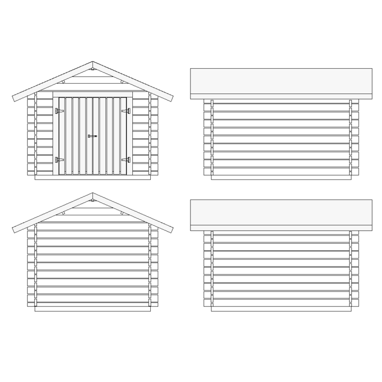 Puuvaja Suoraseinä 7m2 - Piispanristin Saha Oy