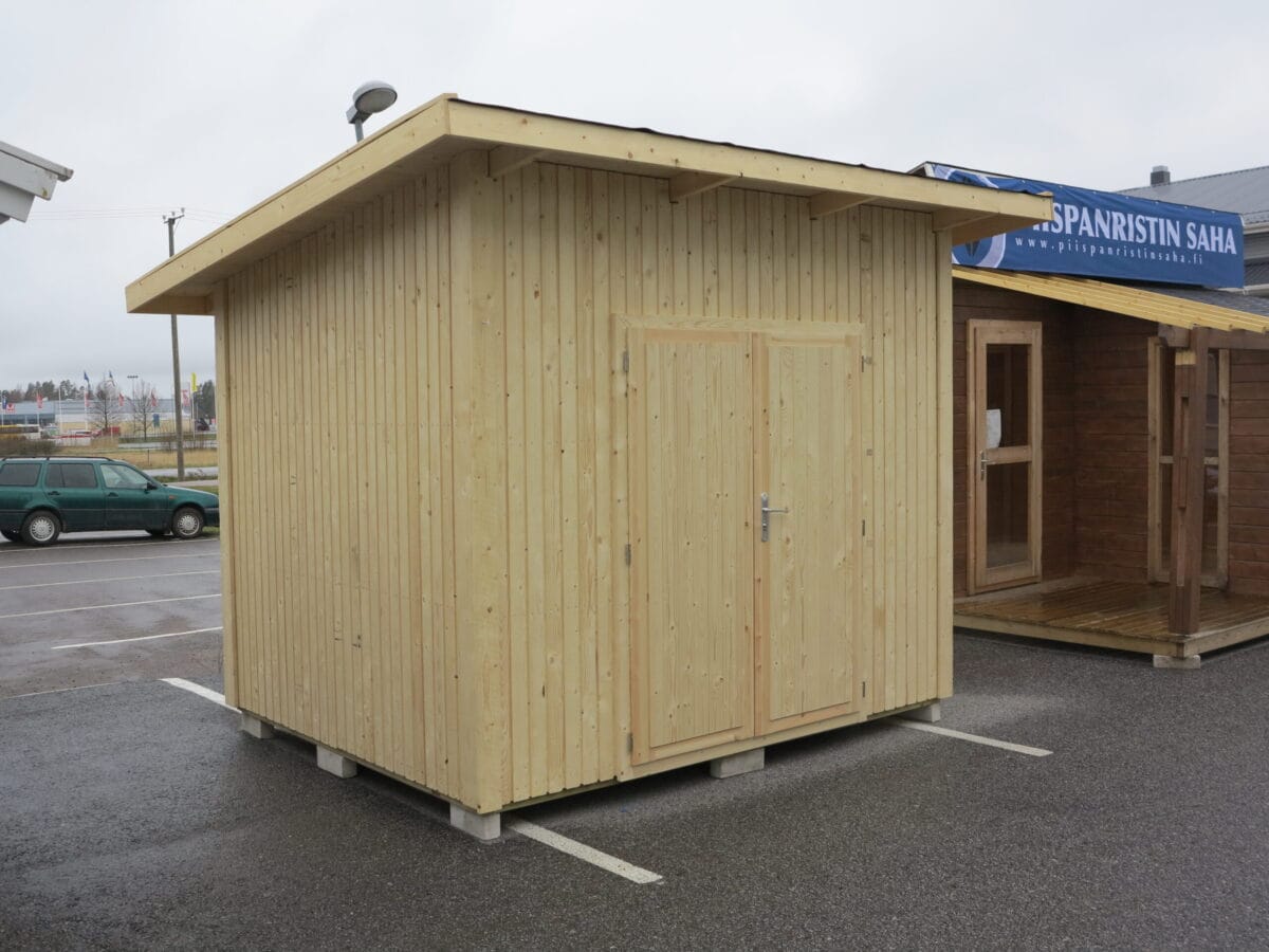 Pihavarasto Tara J lapekattoinen 6,4 m2 - Piispanristin Saha Oy